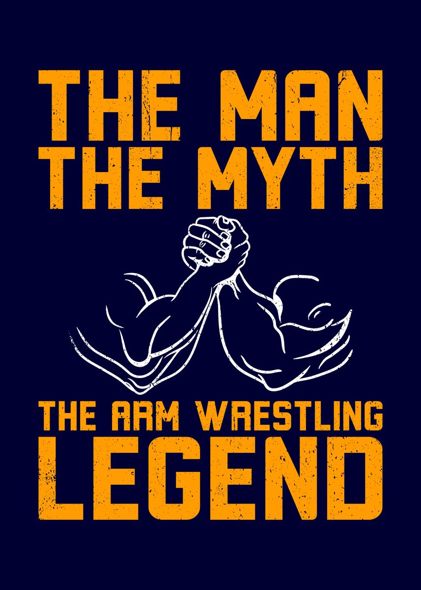 'Arm Wrestling' Poster by MzumO | Displate