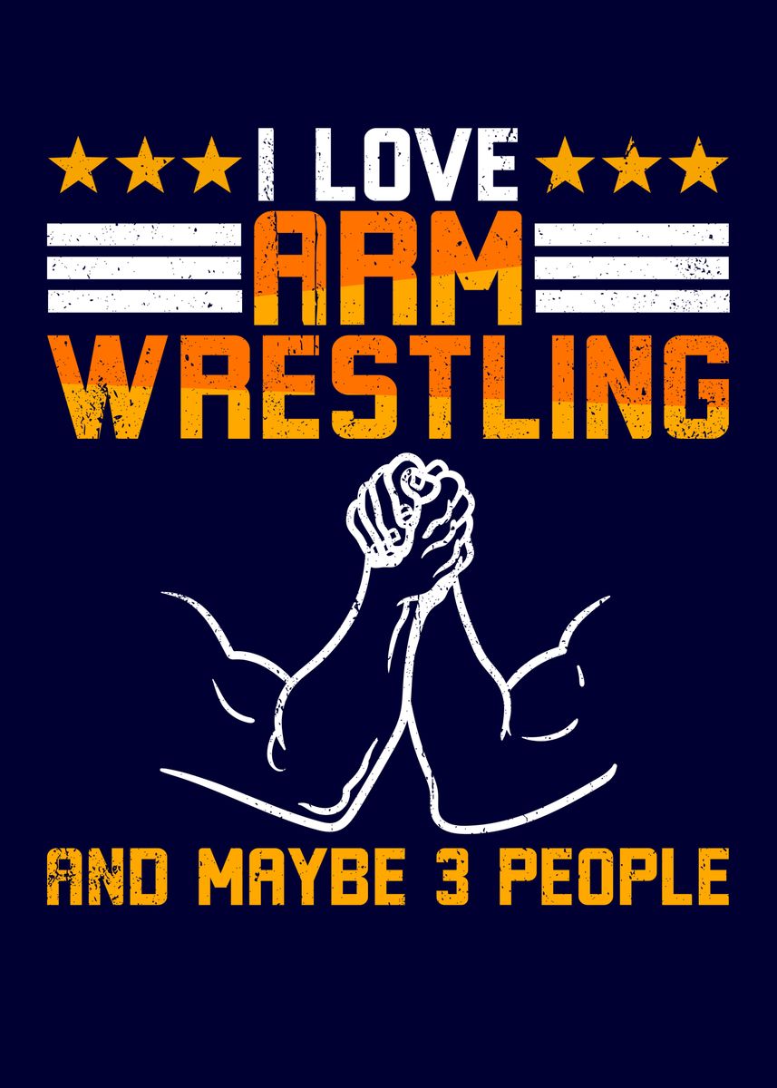 'Armwrestling Arm Wrestling' Poster by MzumO | Displate