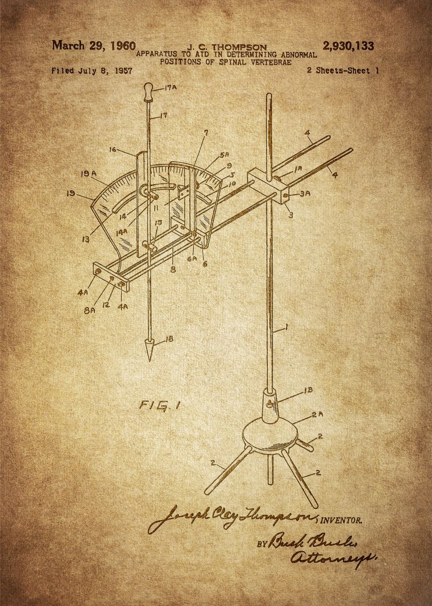 'Patent' Poster by BigBaby | Displate