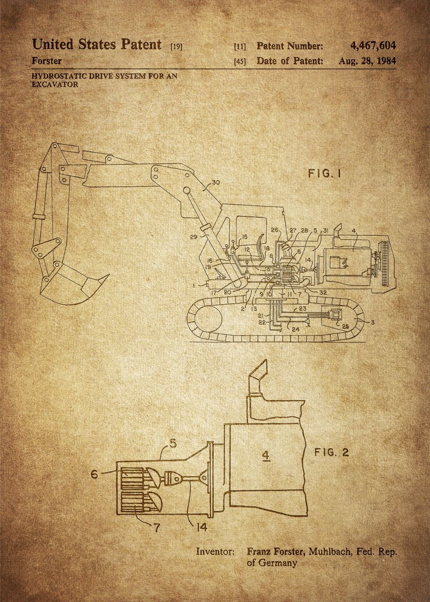 'Patent' Poster by BigBaby | Displate