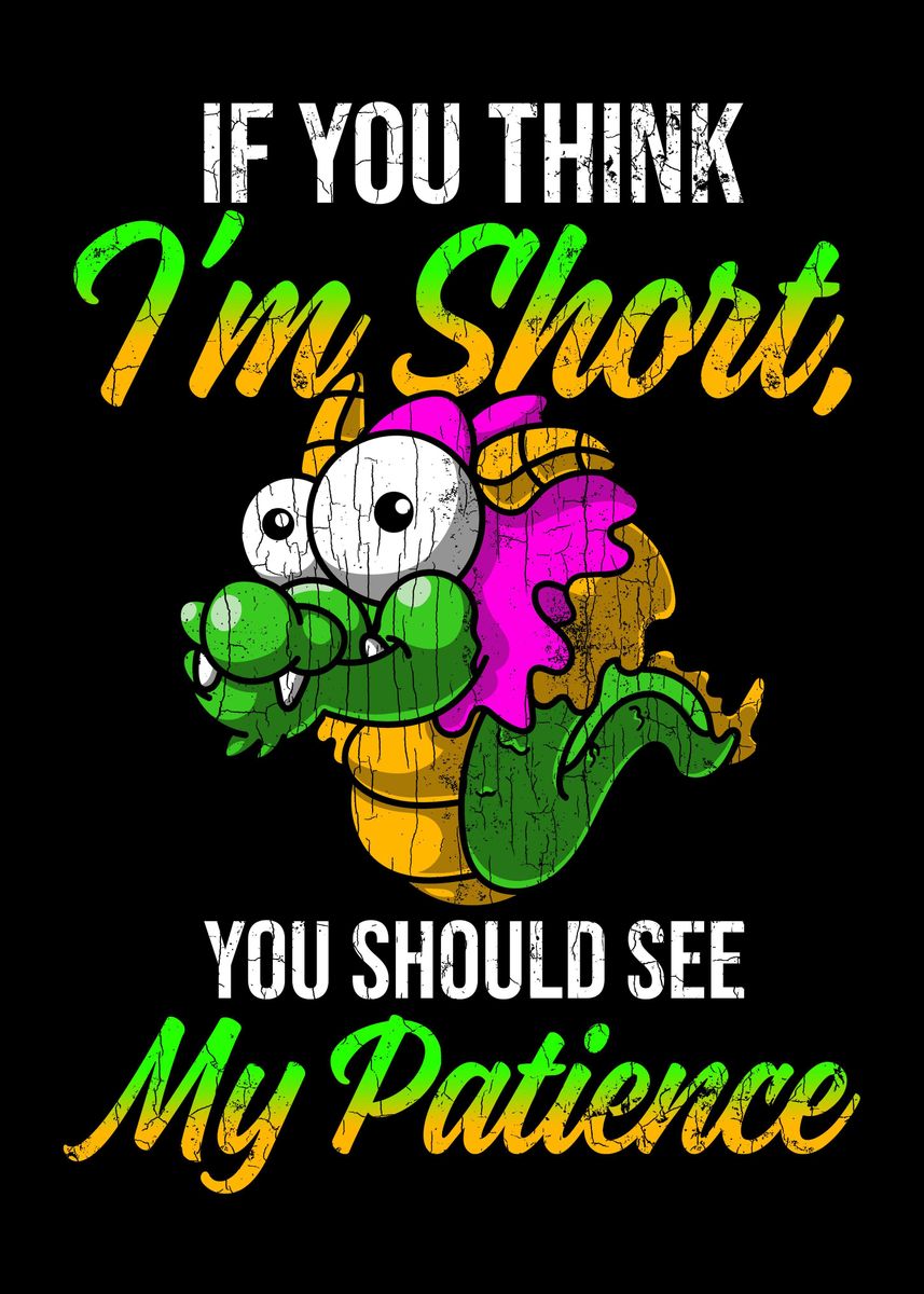 'If You Think Im Short Appa' Poster by OffPlate Designs | Displate