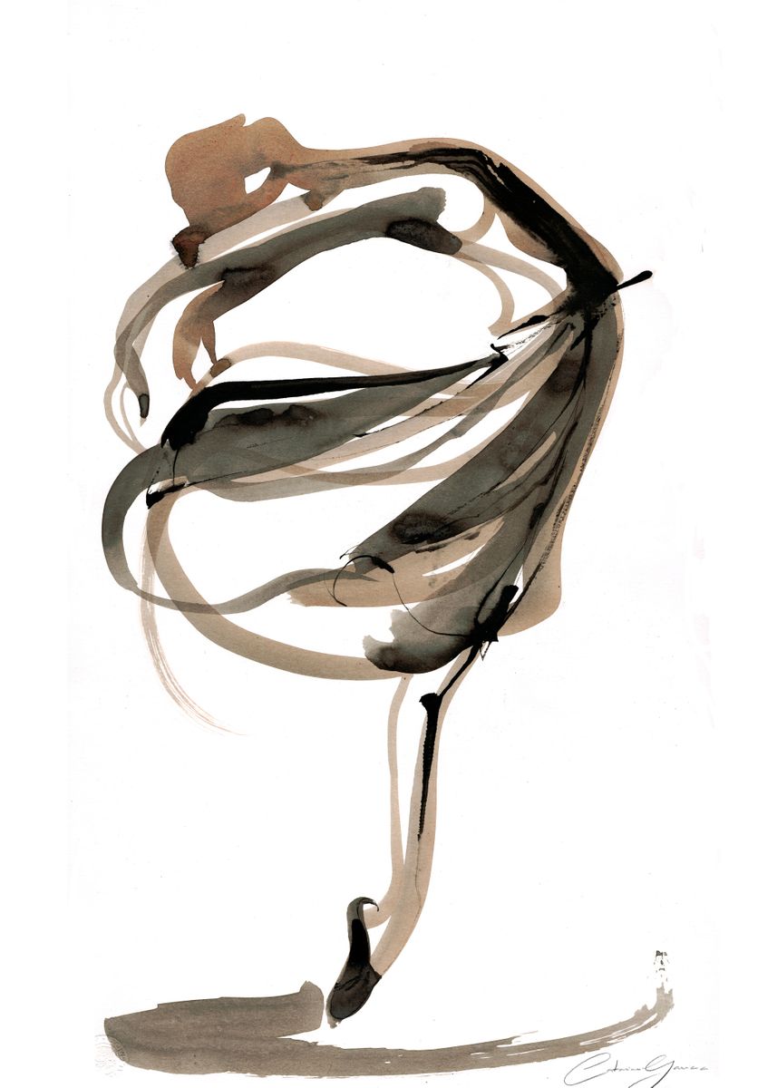 'Ballet Dance Drawing' Poster by Catarina Garcia | Displate