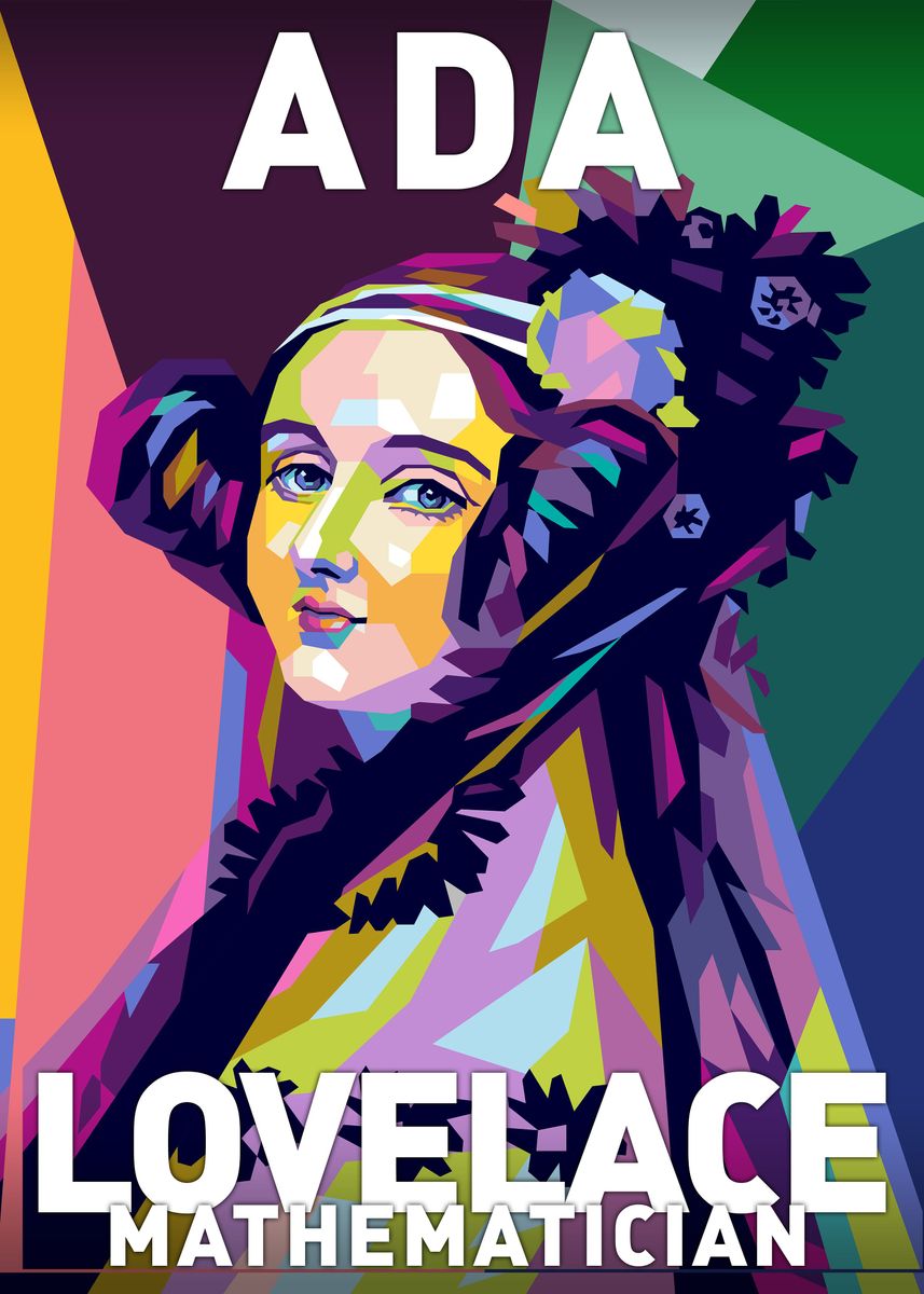 'Ada Lovelace' Poster by Shecience | Displate