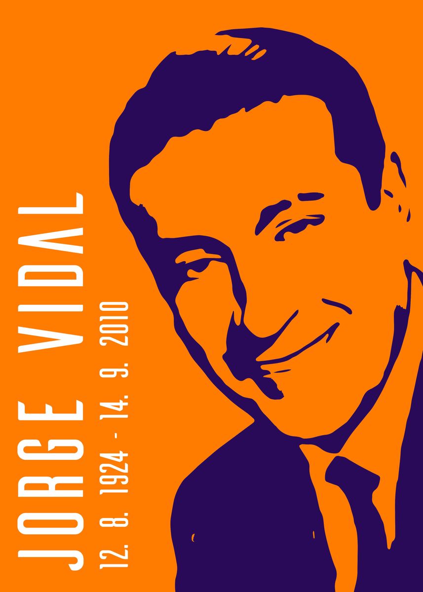 'Jorge Vidal' Poster, picture, metal print, paint by Petra Rommelfanger ...