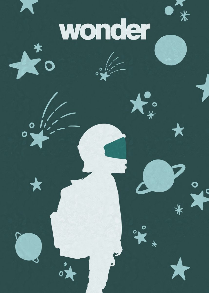 'Wonder' Poster, picture, metal print, paint by Kurizura Art | Displate