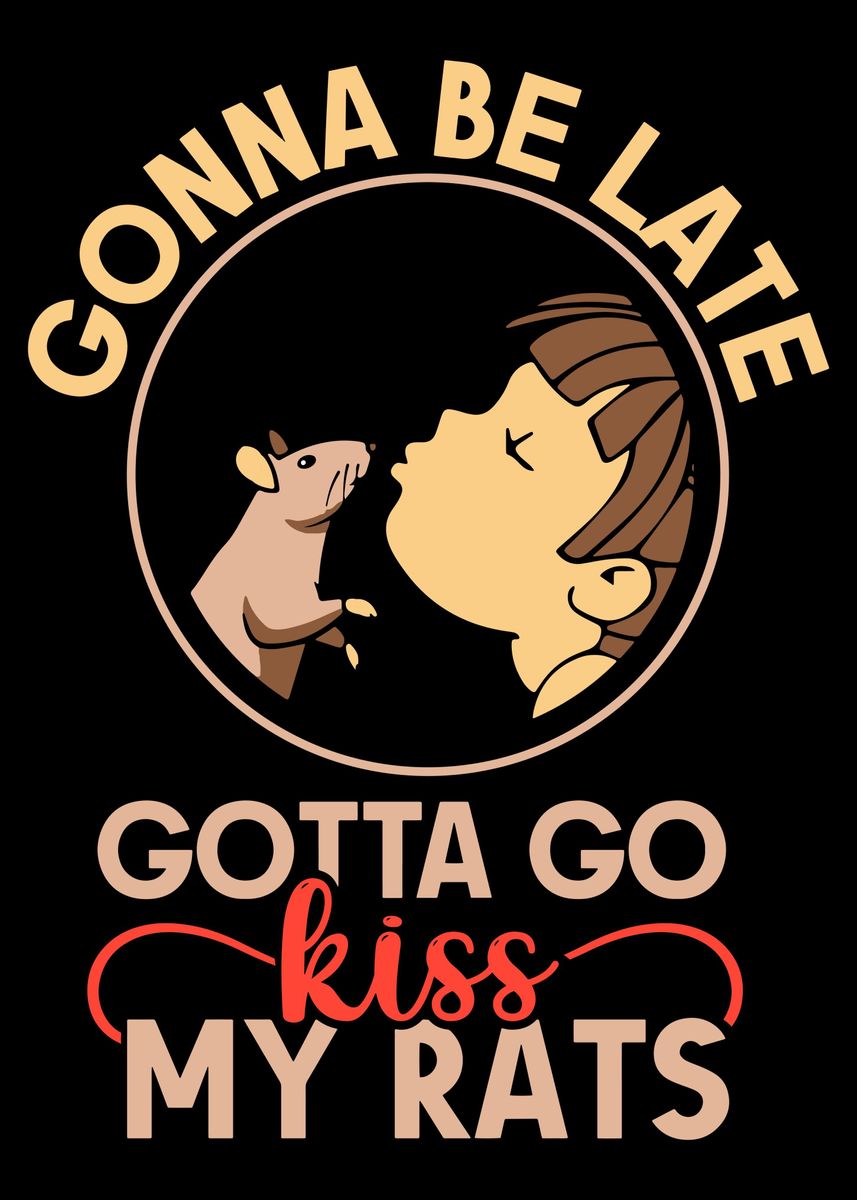 'Rats Rat Lover Rodent' Poster by Sebastian Wünsche | Displate