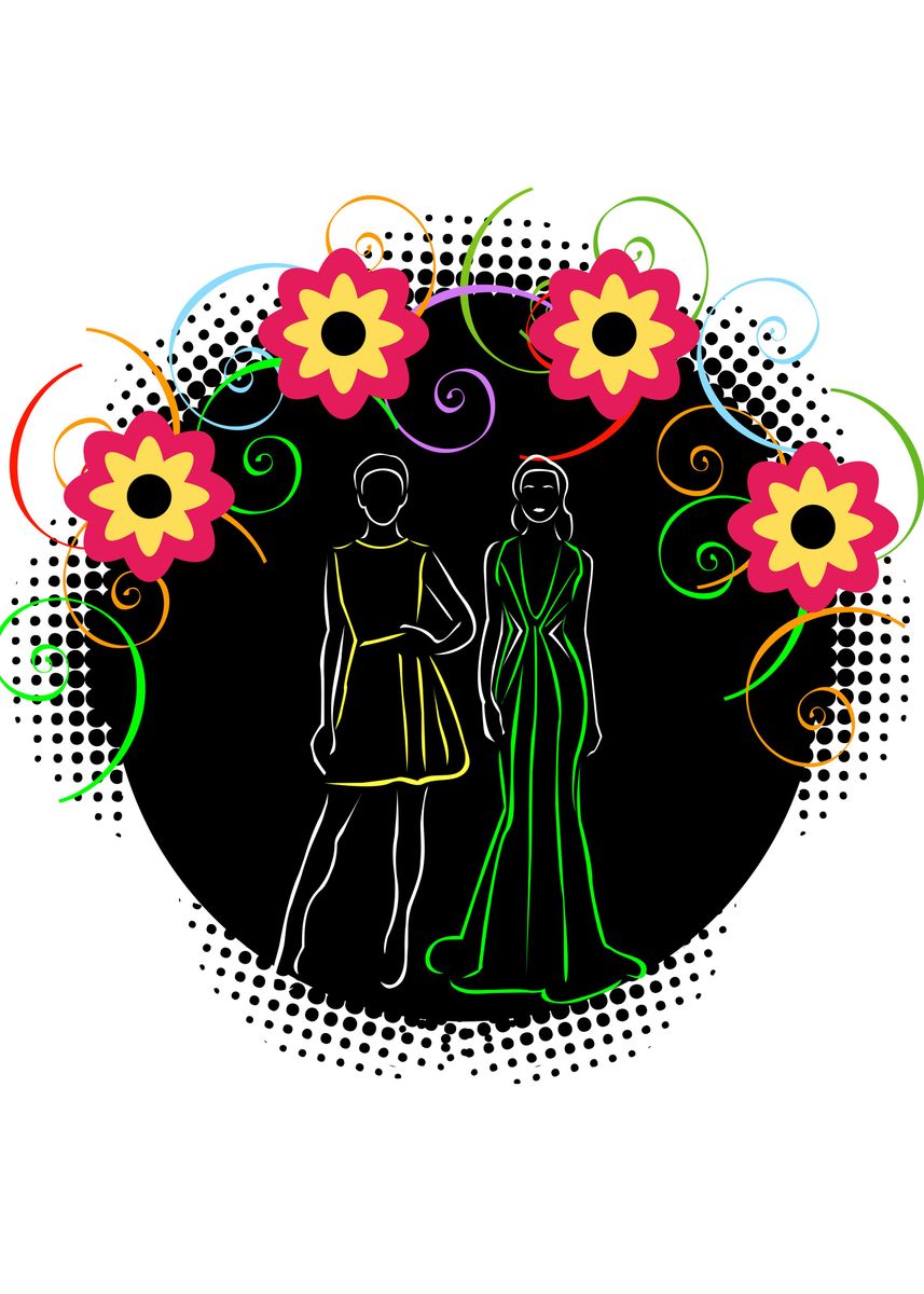 'Supermodels' Poster by Shawlin I | Displate