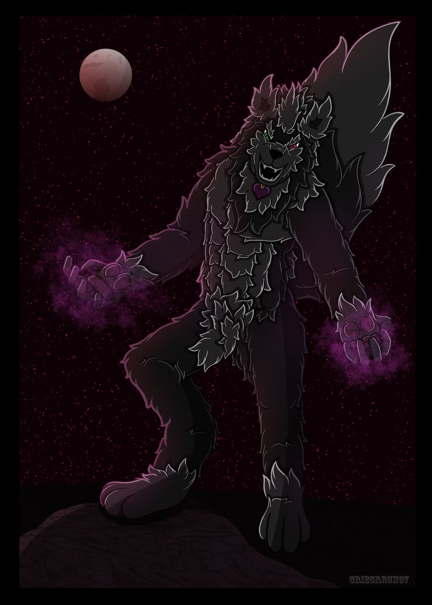 'Werewolf Anthony ' Poster, picture, metal print, paint by Jackson ...