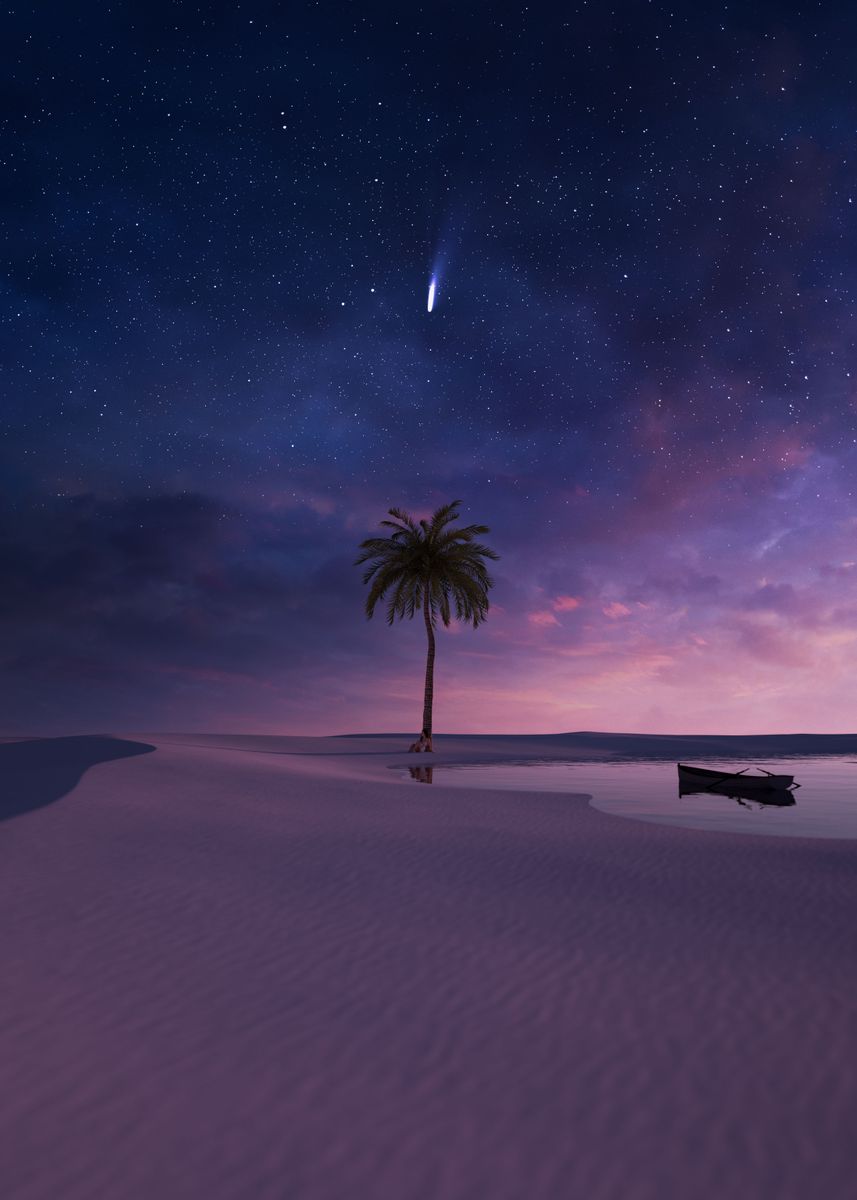 'DREAMSCAPE' Poster, picture, metal print, paint by JUSTIN | Displate