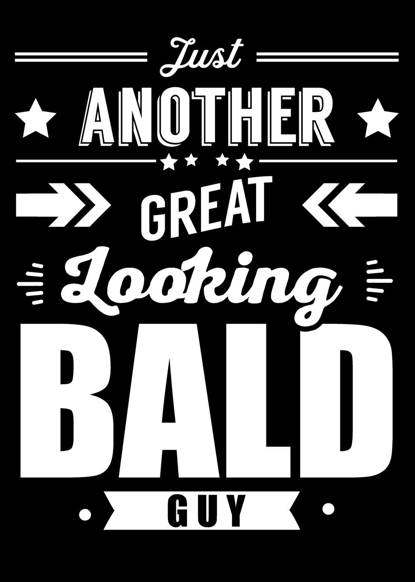'Bald guy' Poster by dr3designs | Displate