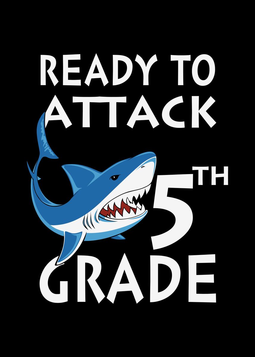 '5th Grade' Poster, picture, metal print, paint by Neon Moon | Displate