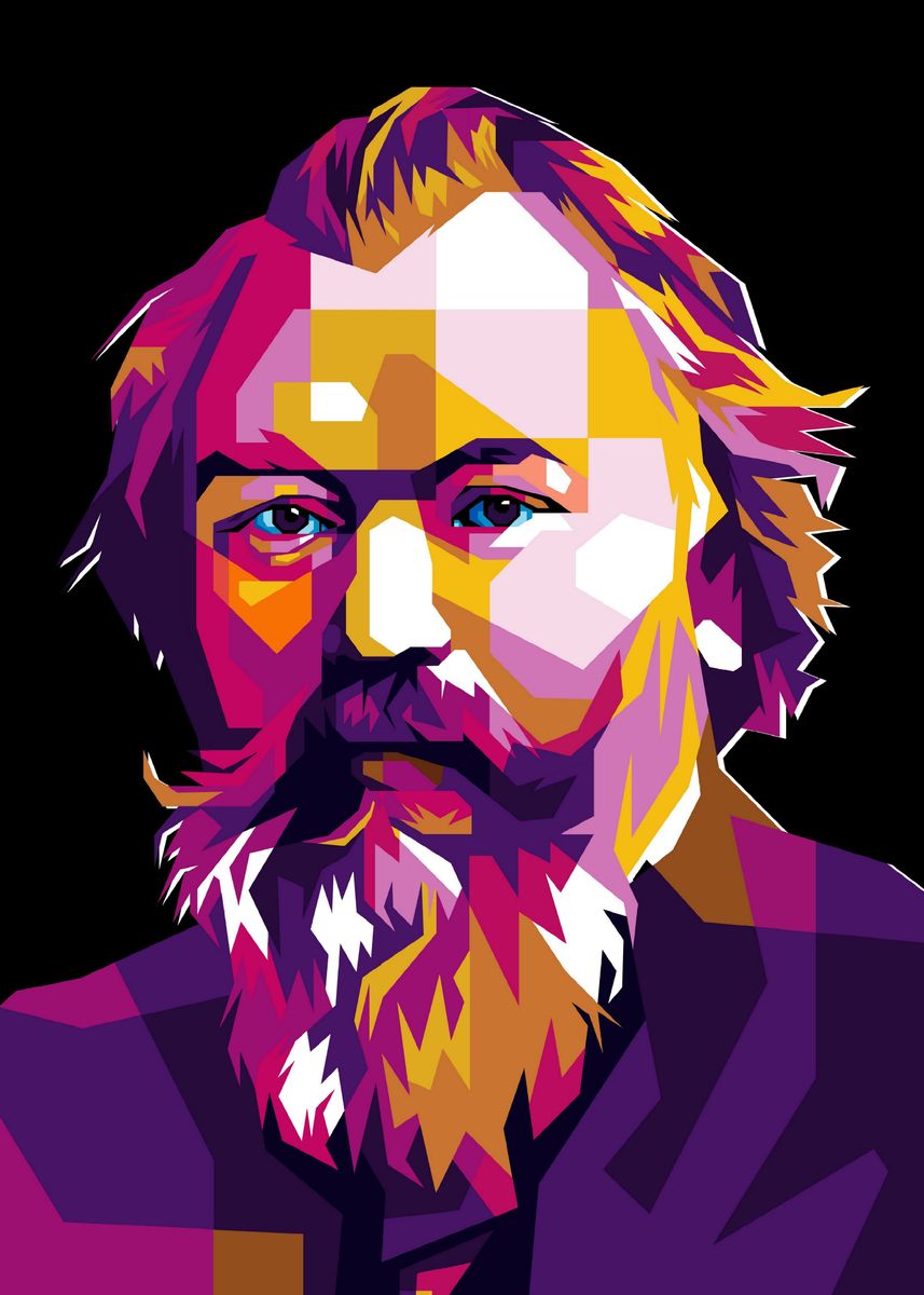 'Johannes Brahms' Poster, picture, metal print, paint by Imad Wpap ...