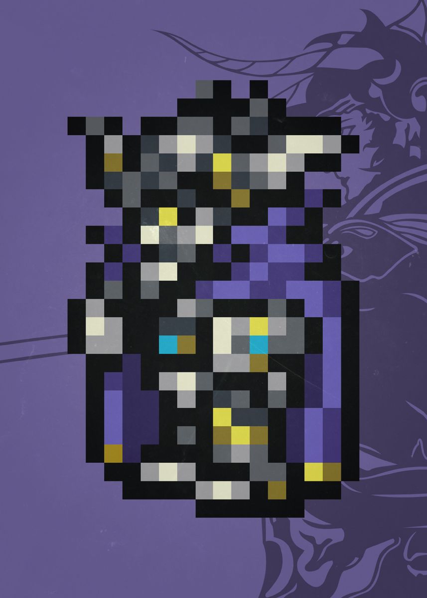 'FF I Garland Pixel Sprite' Poster by Ze Wiss | Displate
