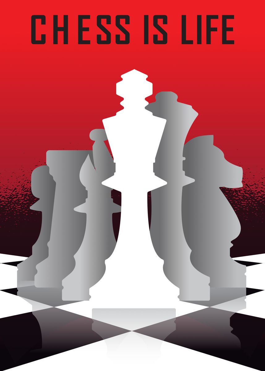 'Chess is Life' Poster by StonerPlates | Displate