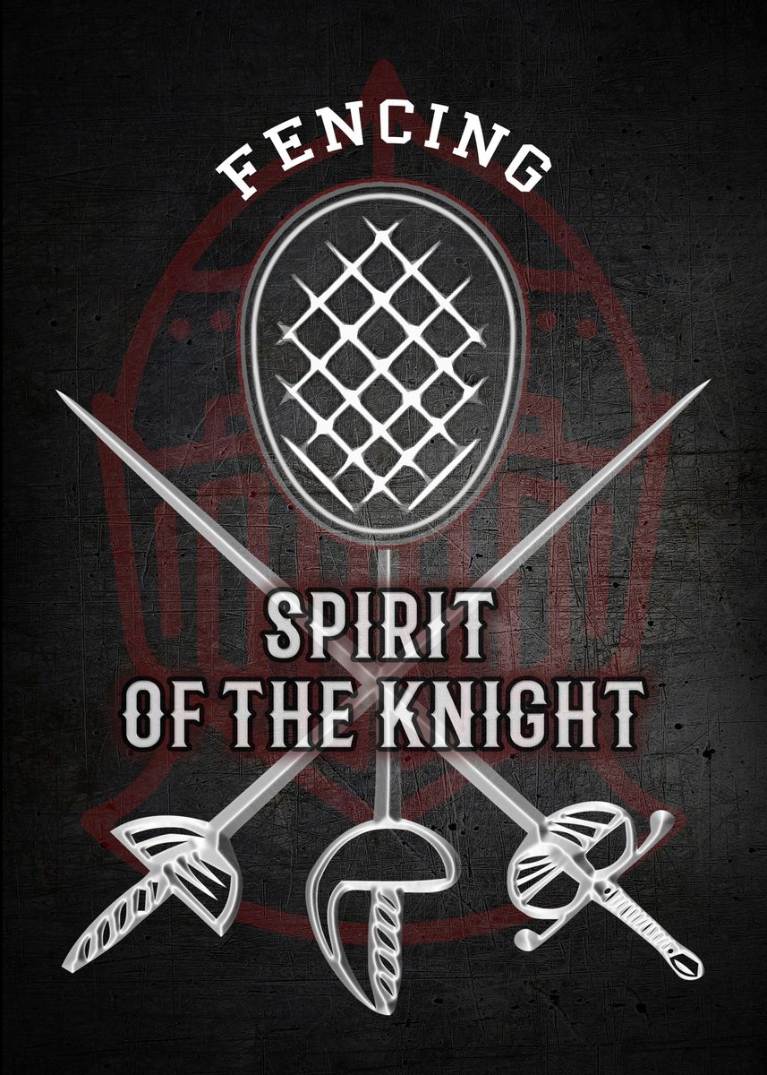'Fencing Spirit ' Poster by М Dam | Displate