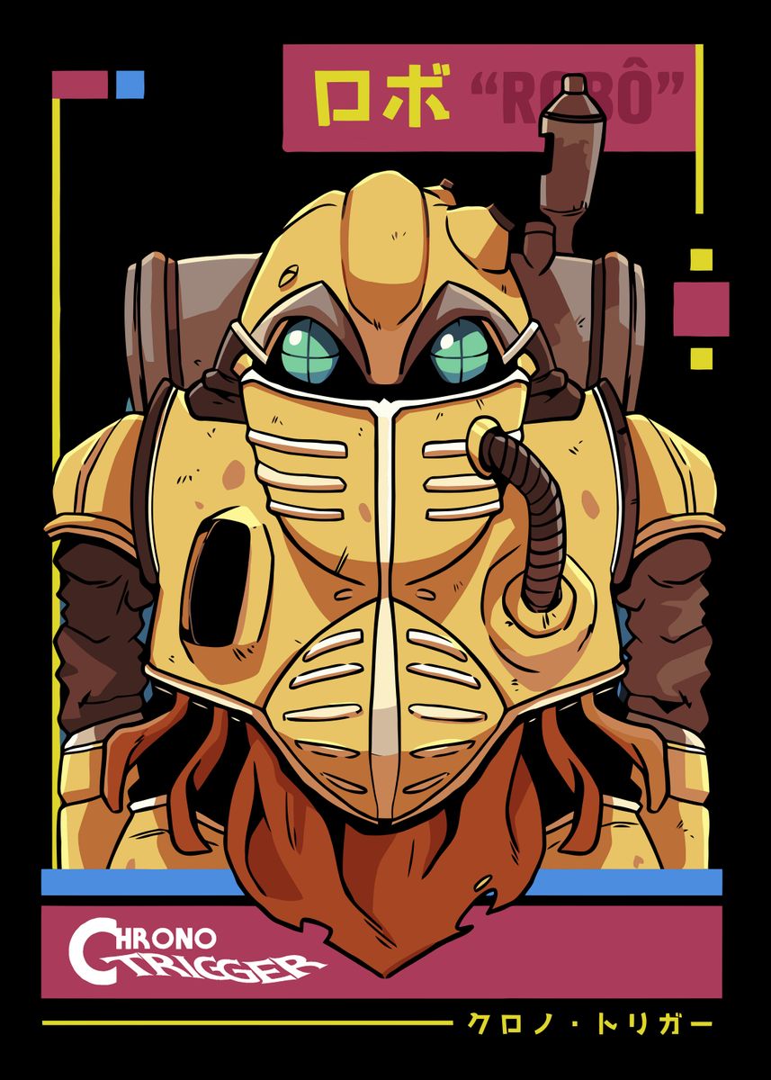 'Chrono Trigger robo' Poster, picture, metal print, paint by Ron Studio ...