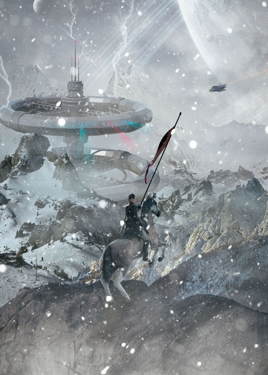 'CONQUEST' Poster, picture, metal print, paint by bevisualz | Displate