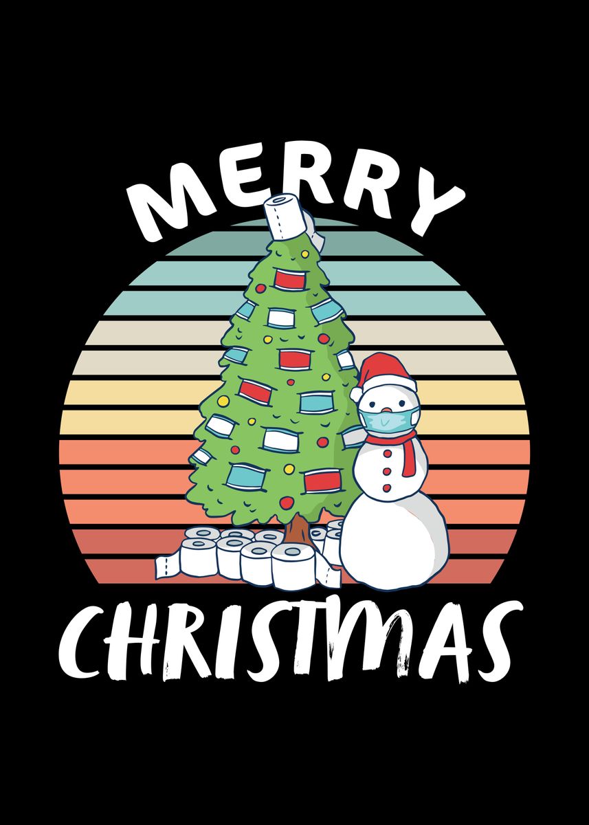 'Quarantine Christmas 2020' Poster by Philip Anders | Displate