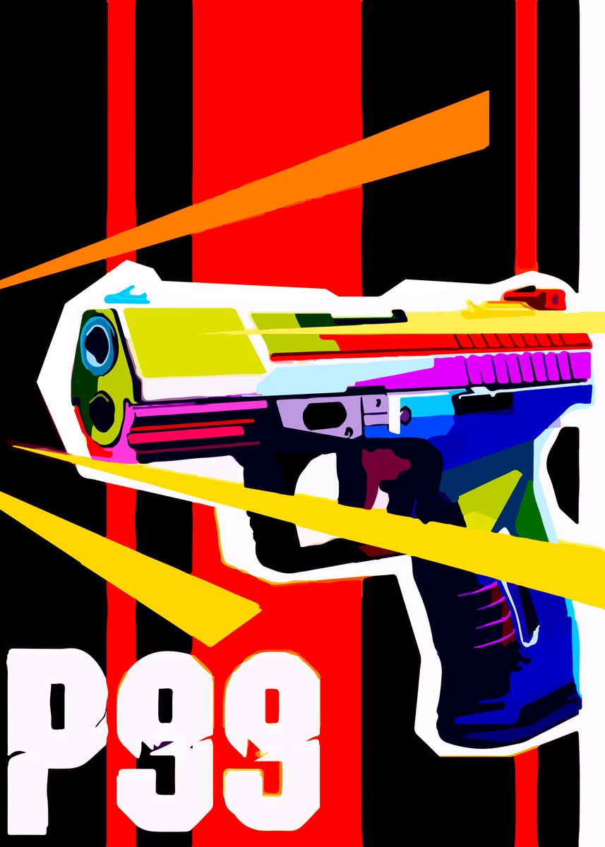 'p99 pop art wpap' Poster, picture, metal print, paint by du giang ...