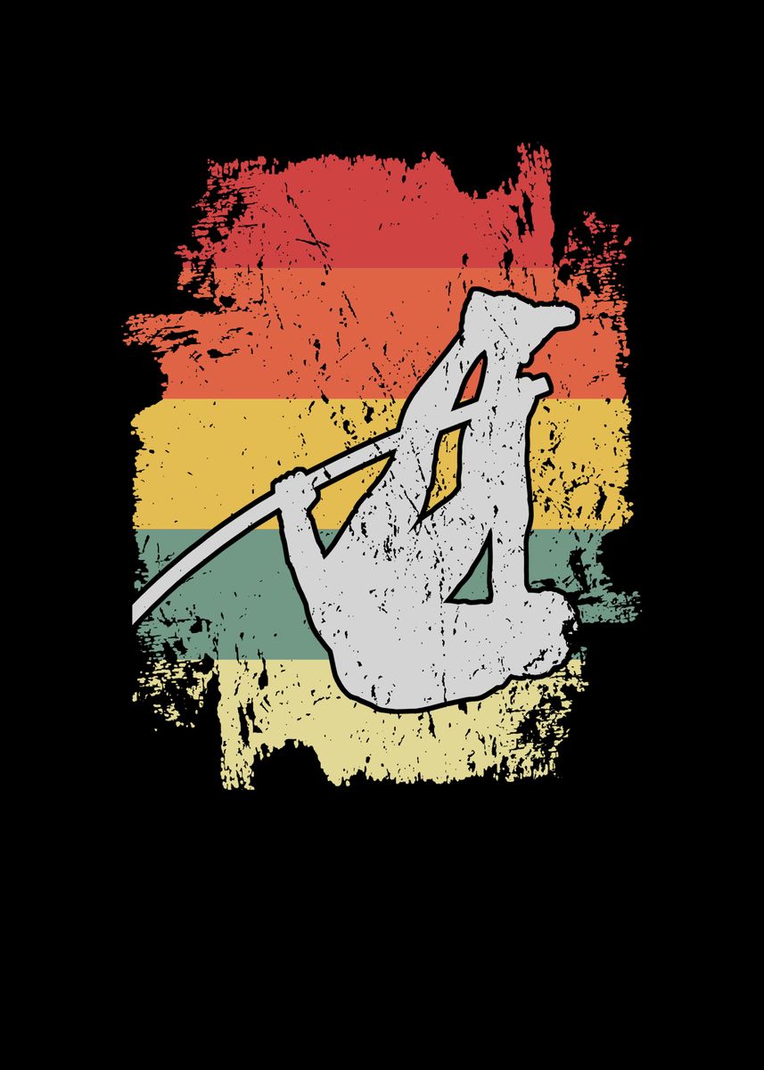 'Pole Vaulting ' Poster, picture, metal print, paint by Shiva121 | Displate