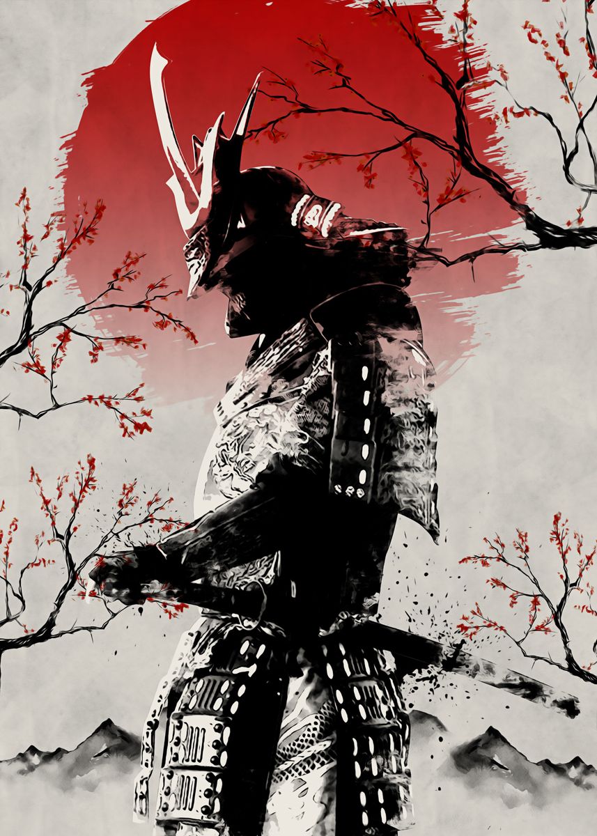 'Samurai V7' Poster, picture, metal print, paint by artisticdesign 1903 ...
