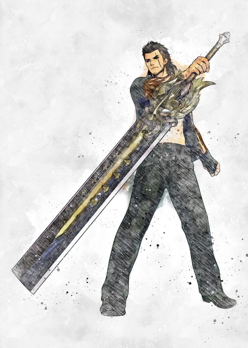 'Final Fantasy' Poster, picture, metal print, paint by Elvira A. Nguyen ...