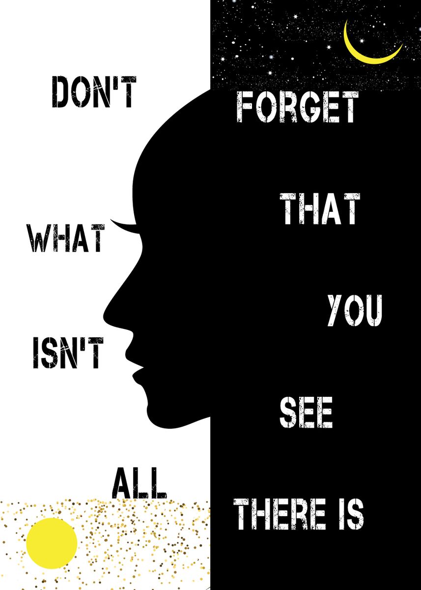 'Life Quotes Poster' Poster, picture, metal print, paint by DEMON SPACE ...