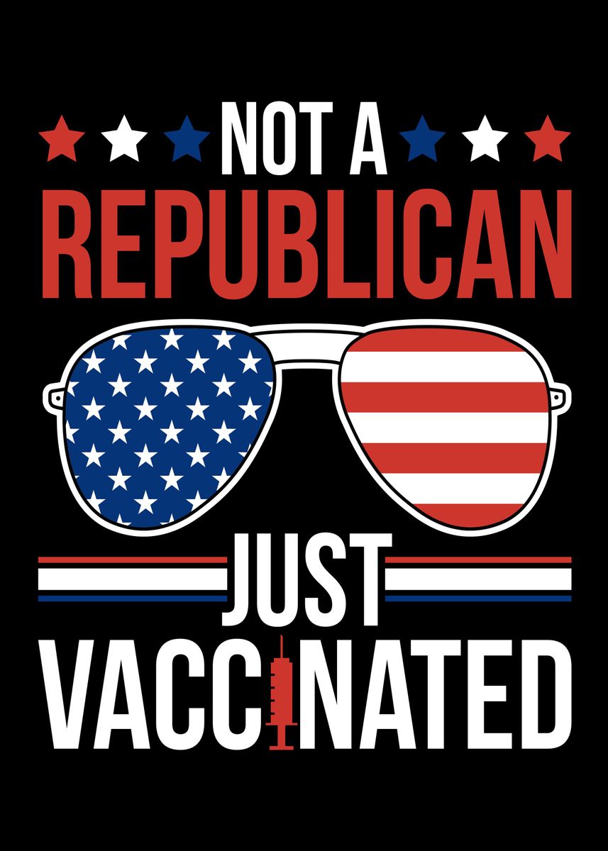 'Not a Republican ' Poster, picture, metal print, paint by Neon Moon ...