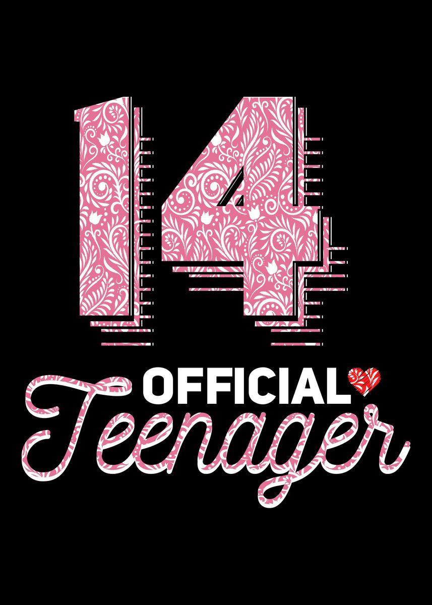 '14 Year gift' Poster by Stefanie Herrmann | Displate