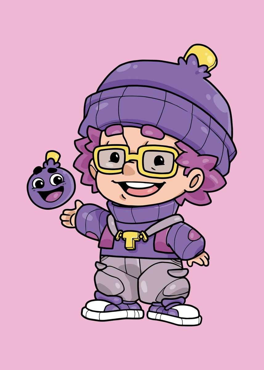 'Boy with Figs Fruit' Poster, picture, metal print, paint by gienlee ...