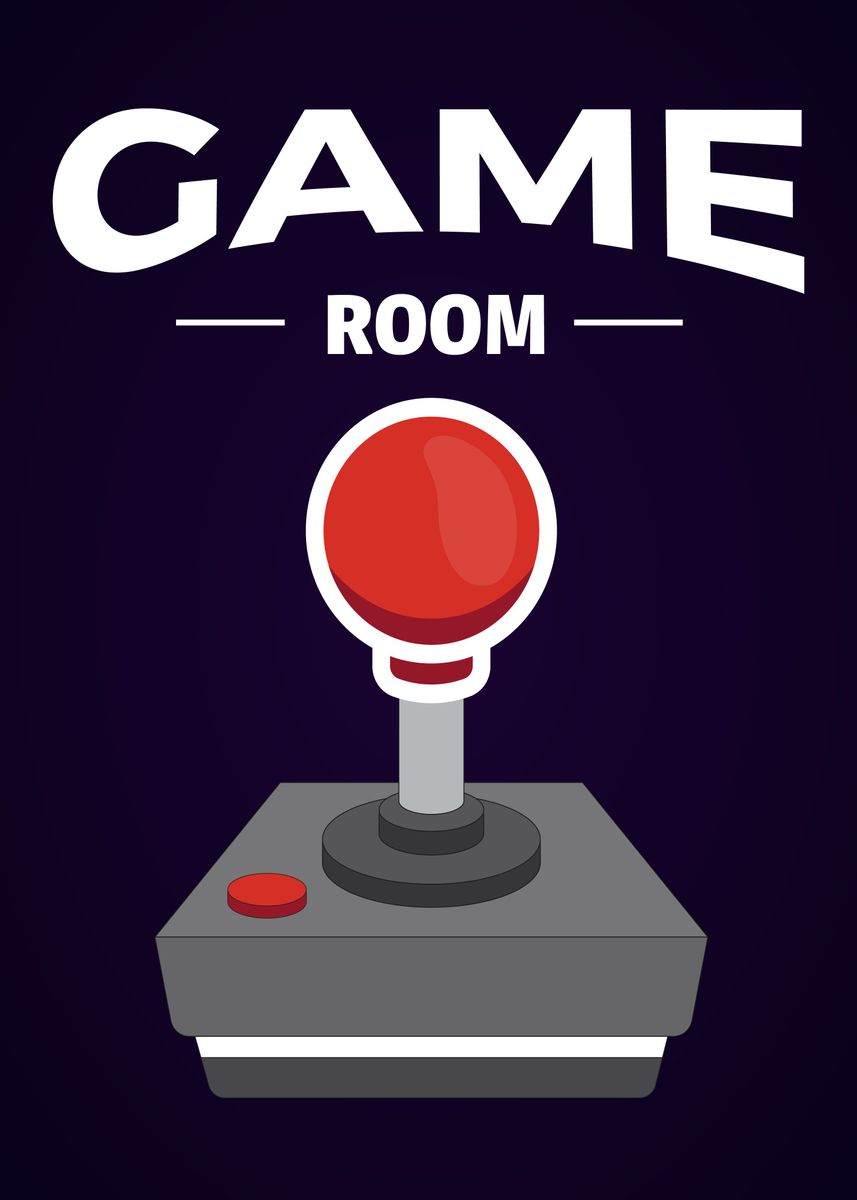 'Game Room Decoration' Poster by Taffy | Displate