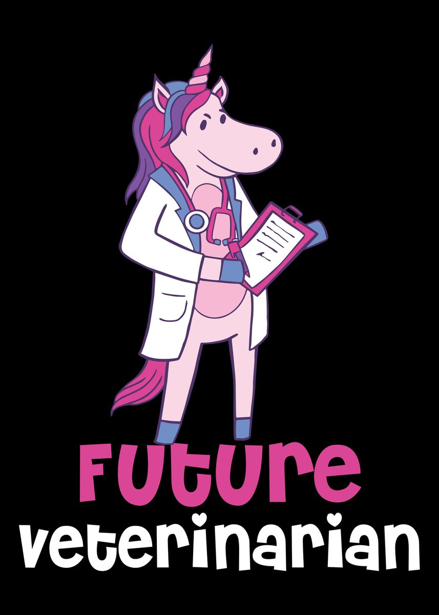 'Future Veterinarian' Poster, picture, metal print, paint by CatRobot ...