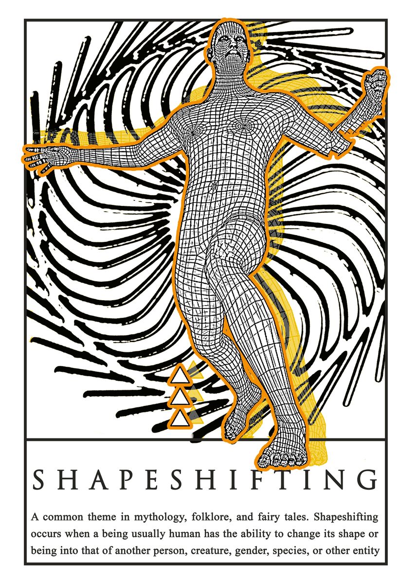 'Shapeshifting' Poster, picture, metal print, paint by Leroy MXIII ...