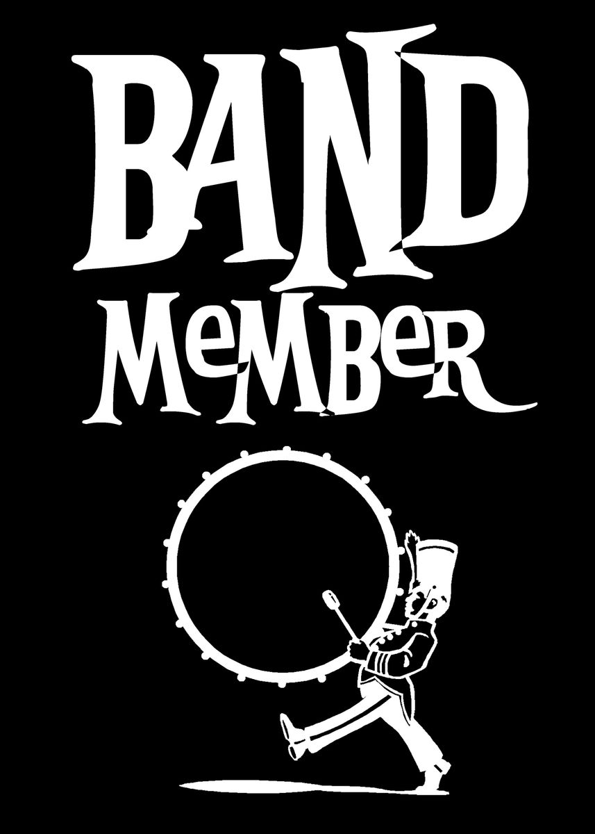 'Band Member' Poster, picture, metal print, paint by dr3designs | Displate