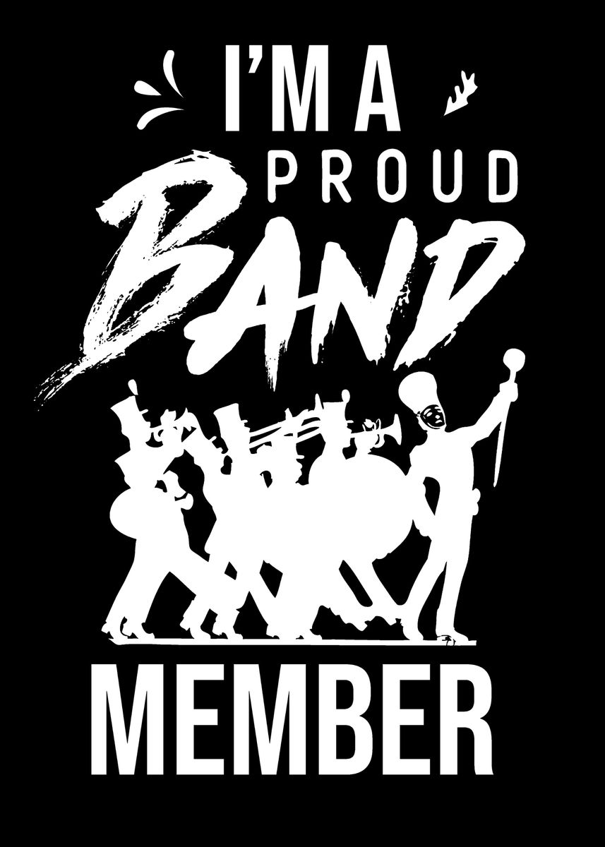 'Band Member' Poster, picture, metal print, paint by dr3designs | Displate