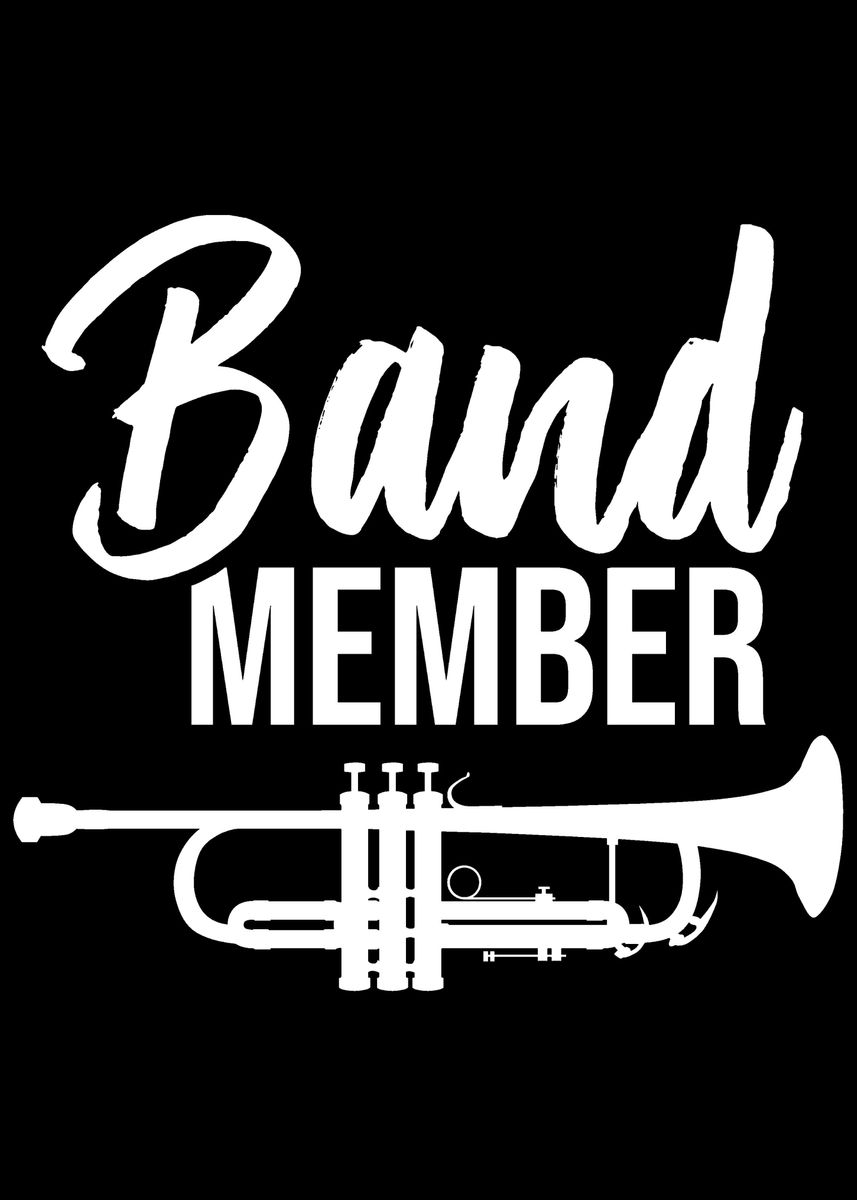 'Band Member' Poster, picture, metal print, paint by dr3designs | Displate