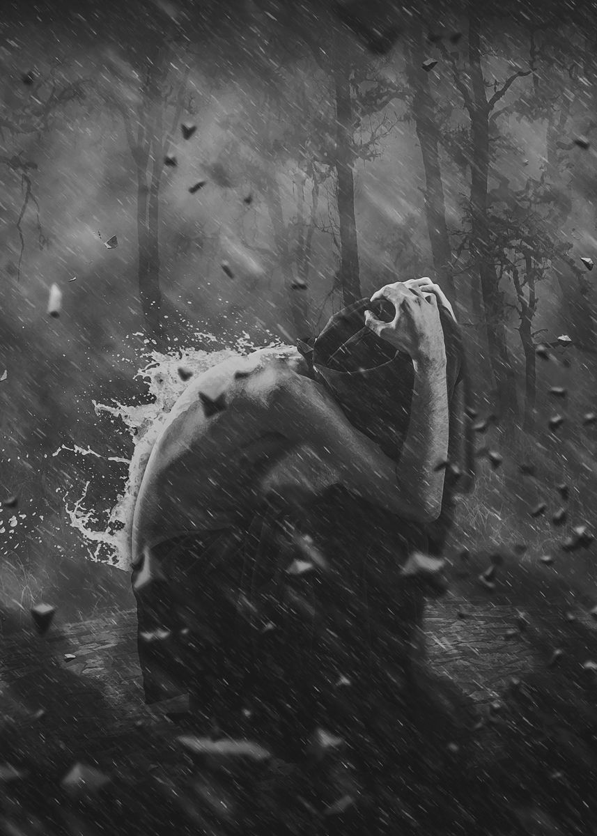 'Calamity' Poster, picture, metal print, paint by AndrejZT | Displate