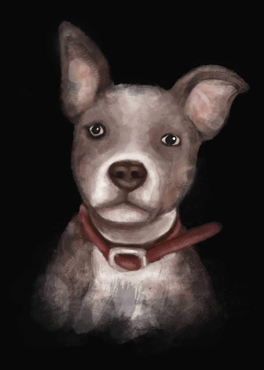 'Dog Dogs Puppy Dog Doggy' Poster, picture, metal print, paint by ...