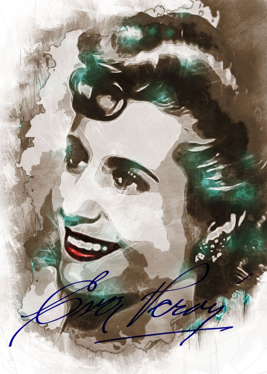 'Eva Peron' Poster, picture, metal print, paint by Petra Rommelfanger ...