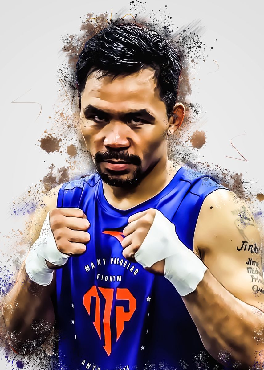 'Manny Pacquiao' Poster by Mobilunik | Displate
