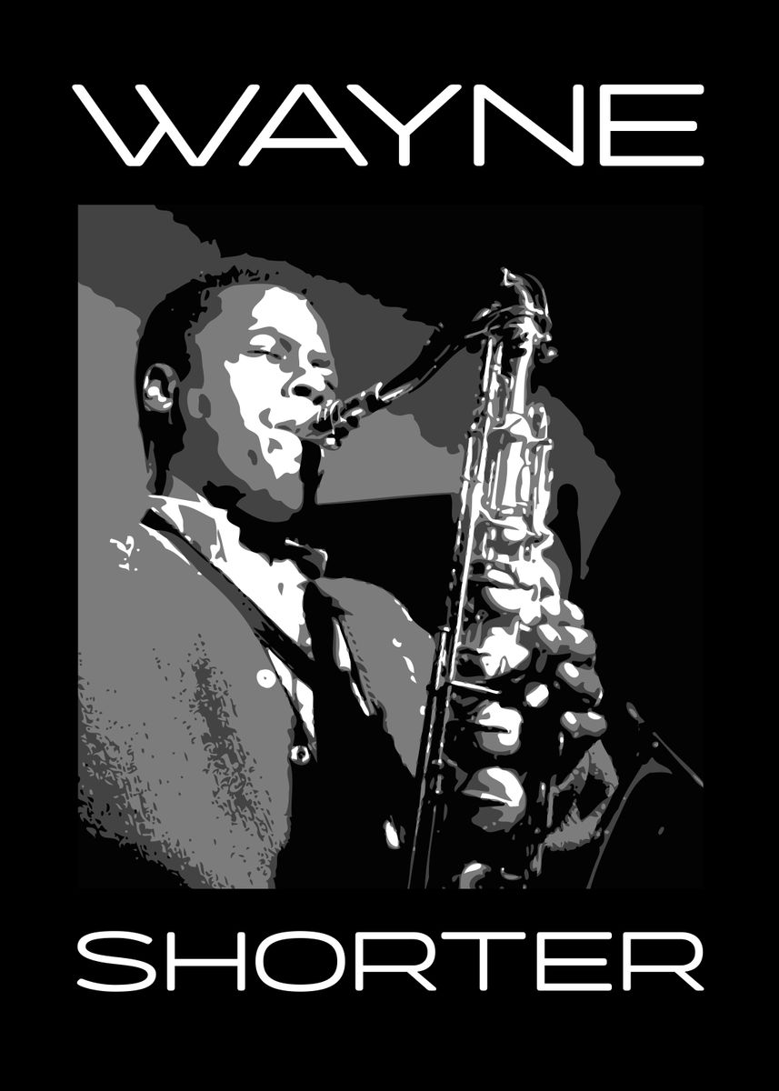 'Tribute to Wayne Shorter' Poster, picture, metal print, paint by ...