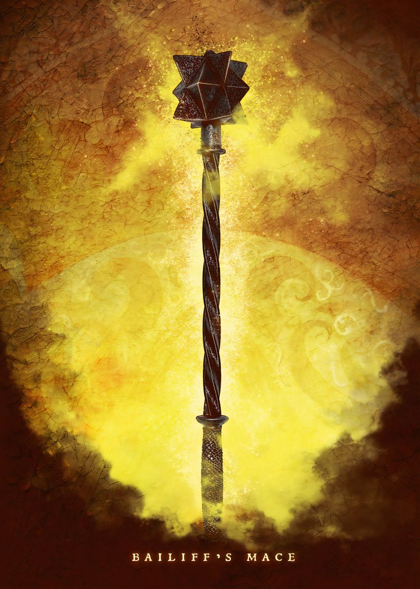 'Baliffs Mace' Poster by CharlesHaydenHCTZ | Displate