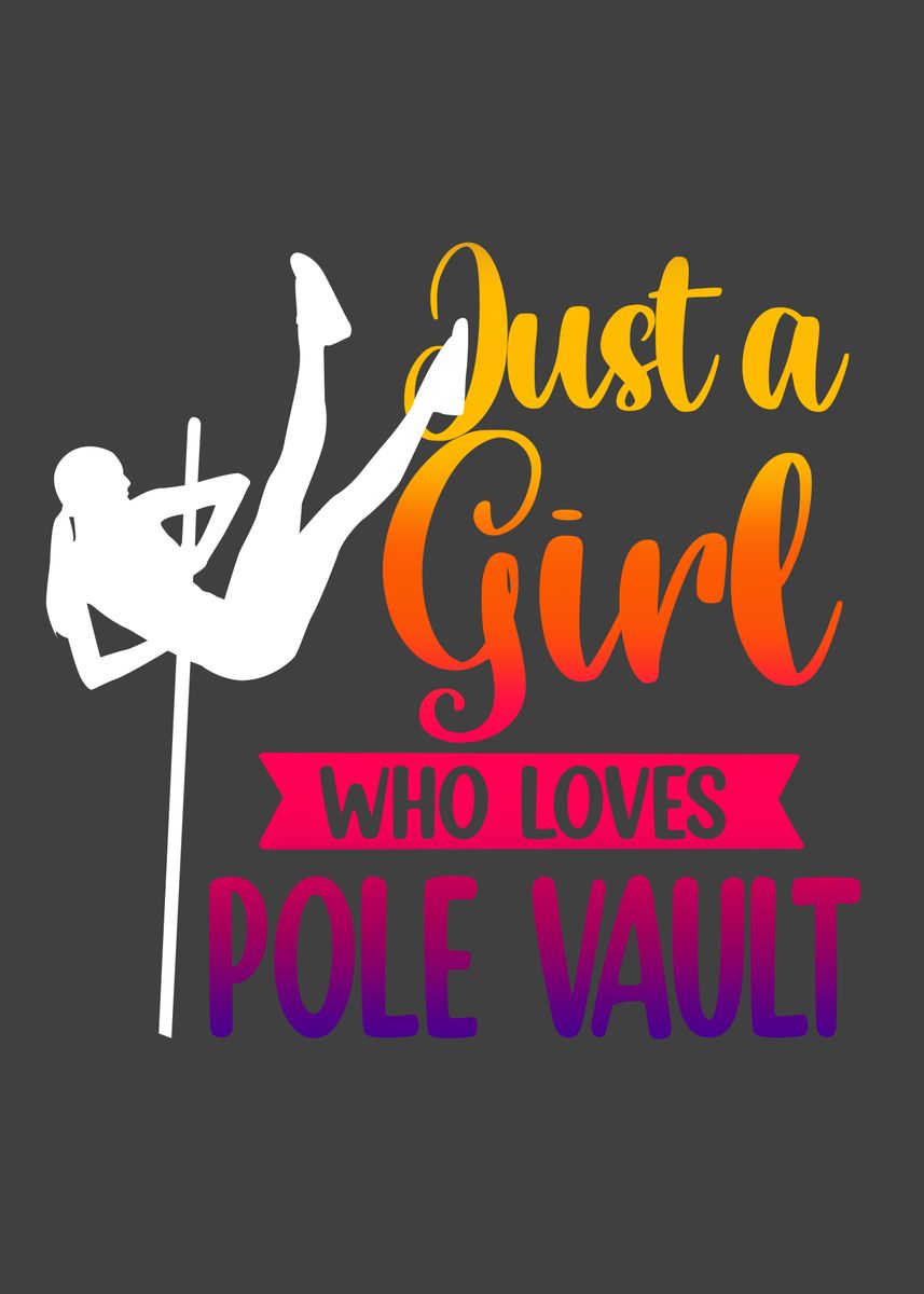 'Pole Vaulting High Jumping' Poster by Hexor | Displate