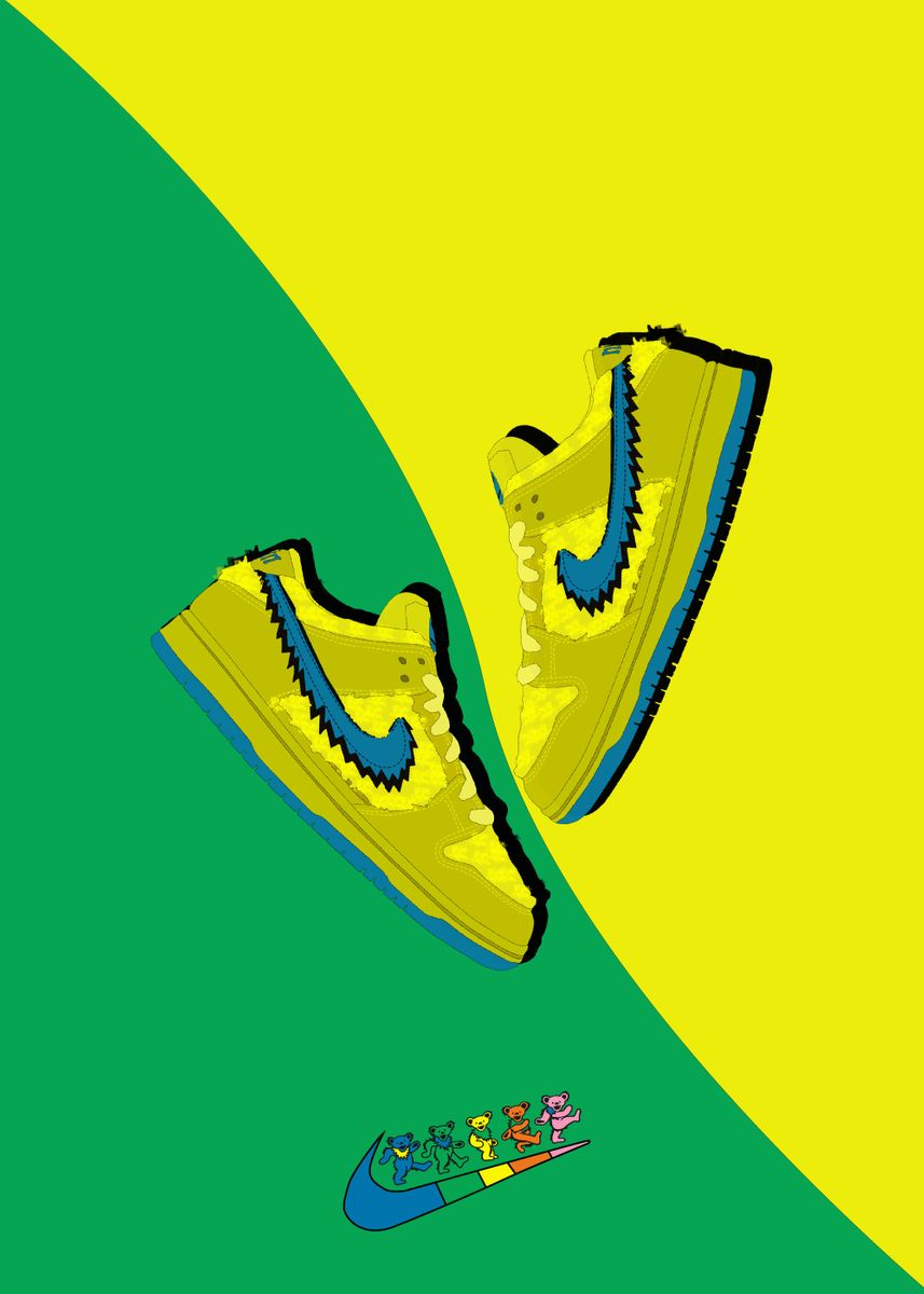 'Gtfd sneaker' Poster, picture, metal print, paint by Indra Agus ...