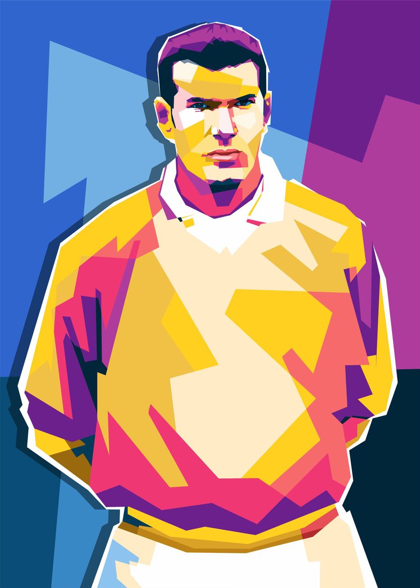 'LEGEND FRANCE' Poster by Wahyu Candra | Displate