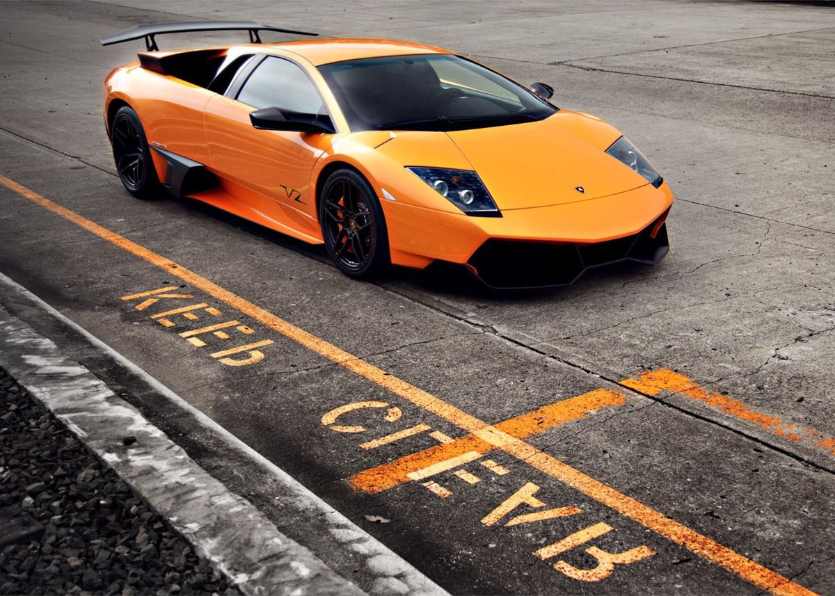 'Lamborghini Murcielago' Poster by Job Lodders | Displate
