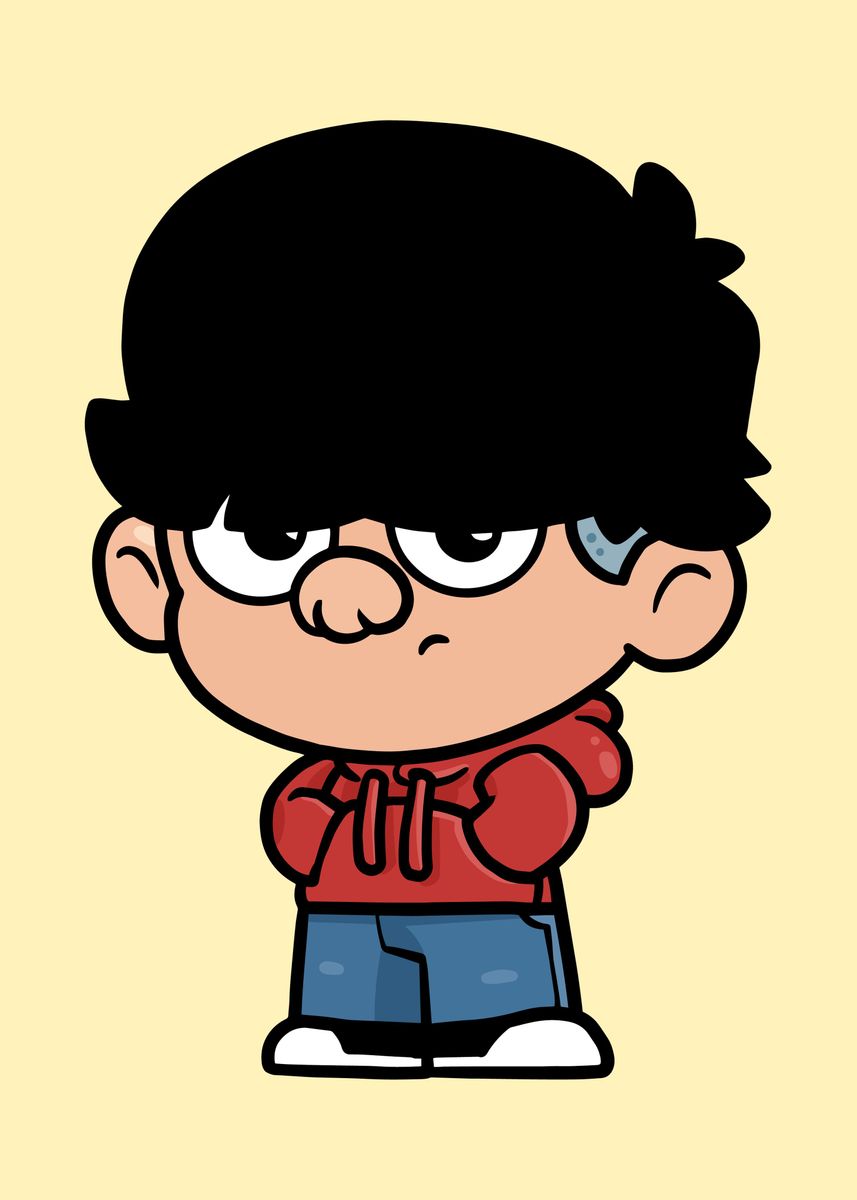 'Cautious Boy' Poster by gienlee | Displate