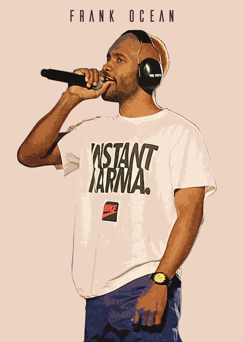 'FRANK OCEAN RAPPER' Poster, picture, metal print, paint by Daisuke ...