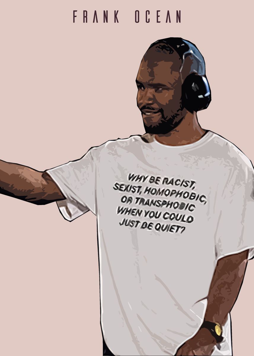 'FRANK OCEAN RAPPER' Poster, picture, metal print, paint by Daisuke ...