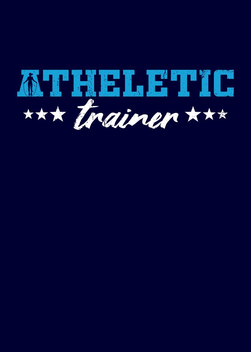 'Athletic Trainer' Poster, picture, metal print, paint by MzumO | Displate
